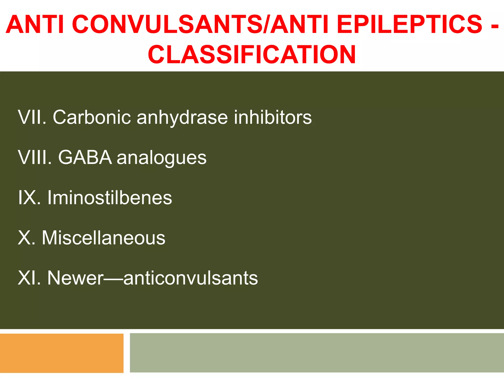 CNS- anticonvulsants or Antiepileptics | PPTX