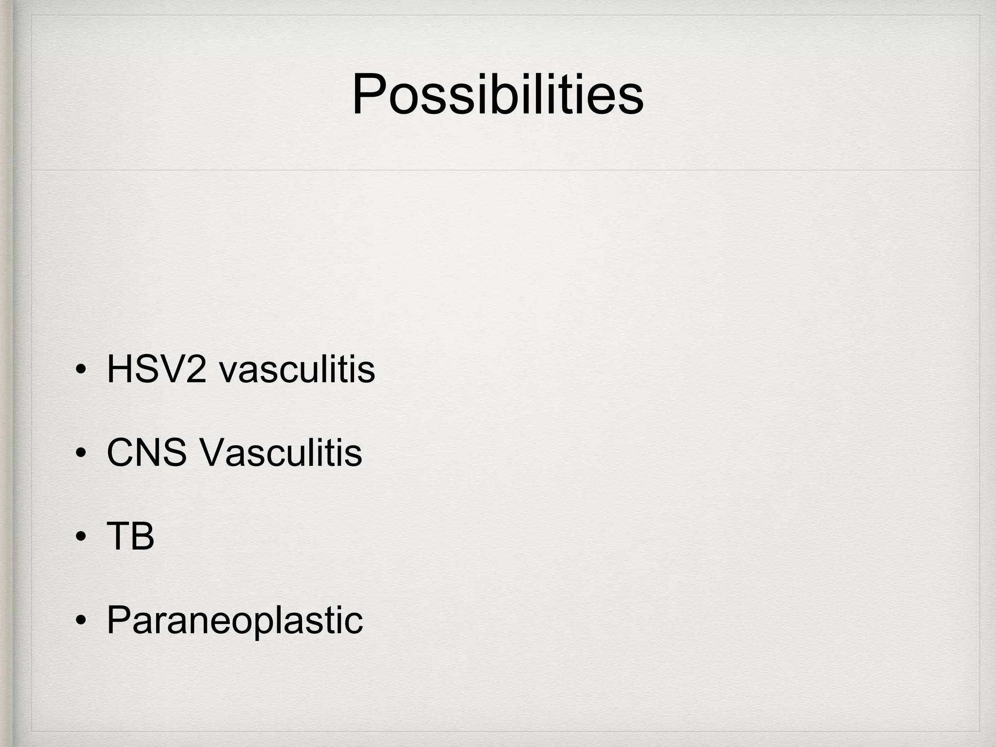 CNS Vasculitis - Primary Vs Secondary | PPTX