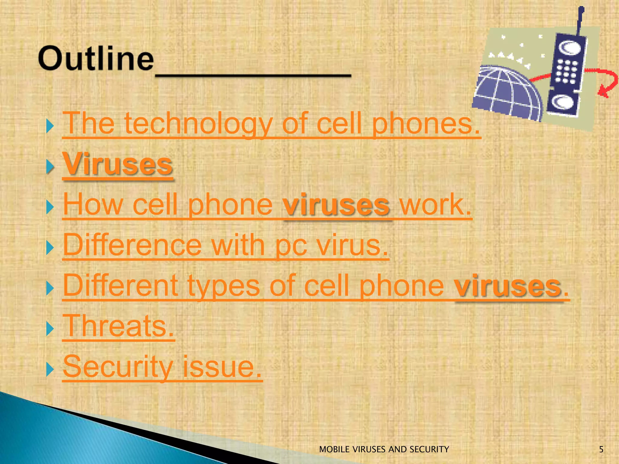 cell phone viruses and security | PPTX