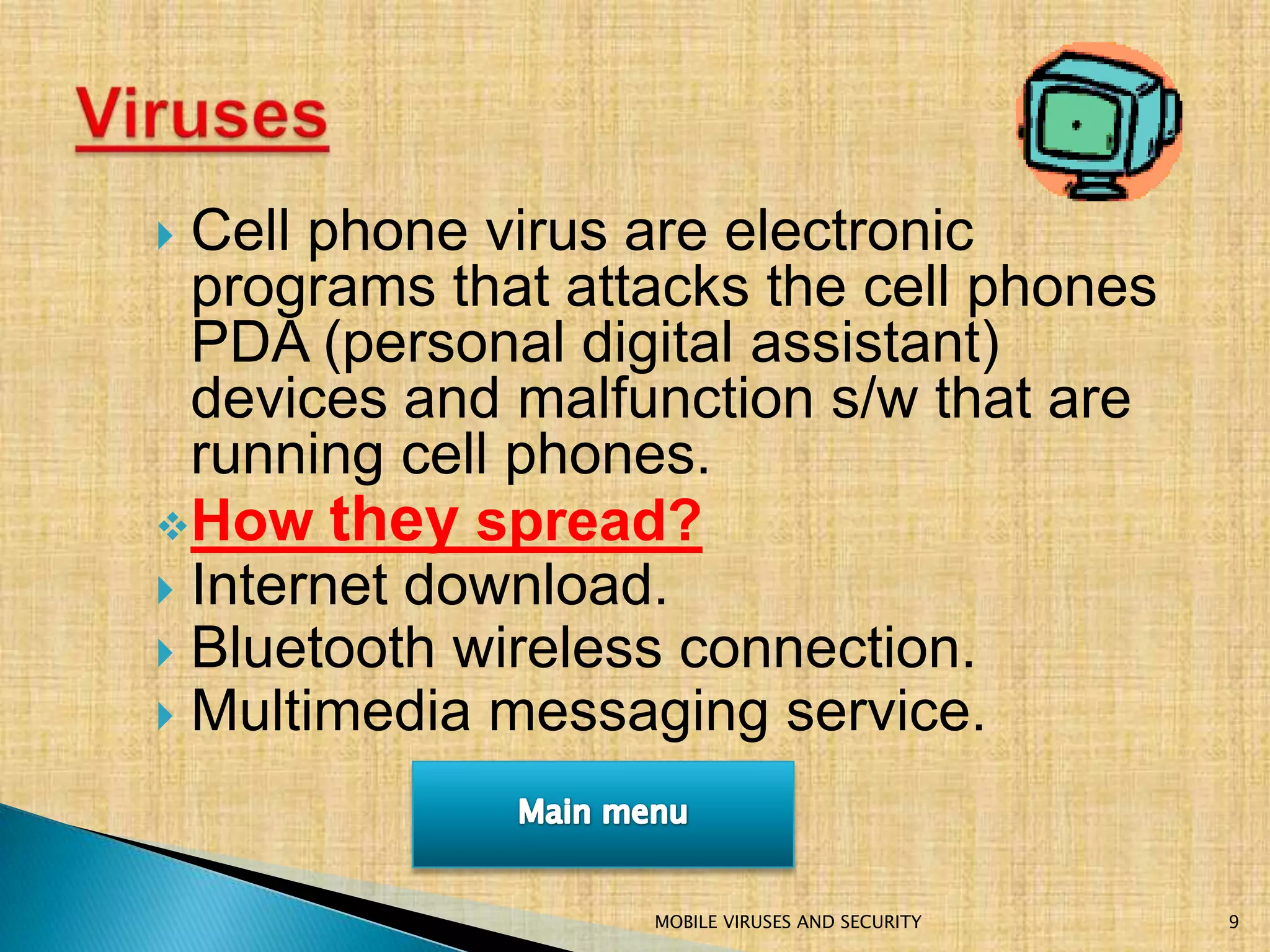 cell phone viruses and security | PPTX