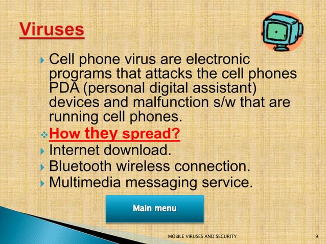 cell phone viruses and security | PPTX | Operating Systems | Computer ...