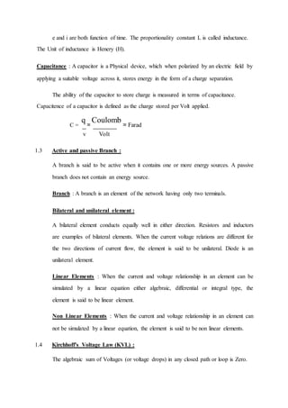 CIRCUIT AND NETWORK THEORY | DOCX