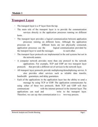 CNT - Module 1.Introduction to CN-OSI layers | PPTX