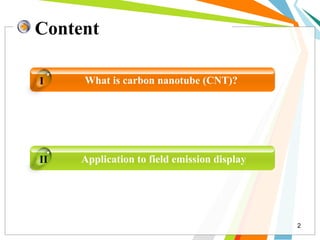 Cnt application in fed | PPT