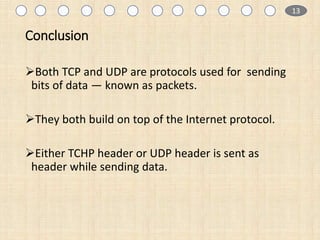 TCP and UDP | PPTX