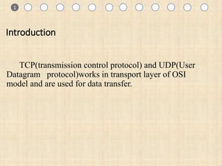 TCP and UDP | PPTX