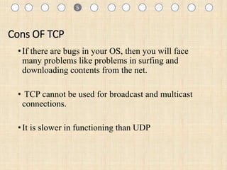 TCP and UDP | PPTX