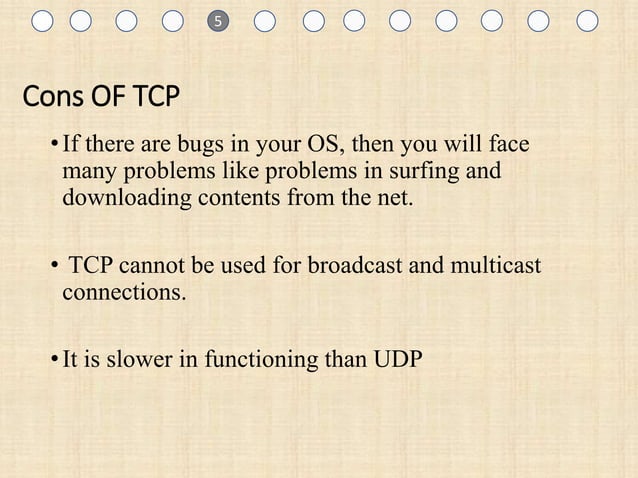 Tcp And Udp Pptx Computer Networking Computing 4510