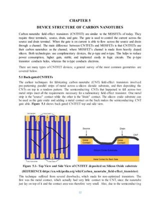 Seminar Report on Carbon Nanotube Field Effect Transistor | DOCX