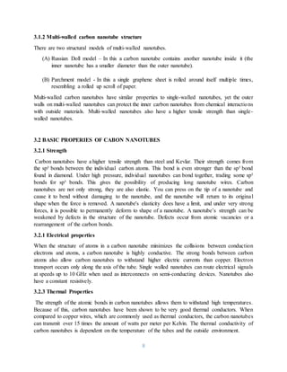 Seminar Report on Carbon Nanotube Field Effect Transistor | DOCX