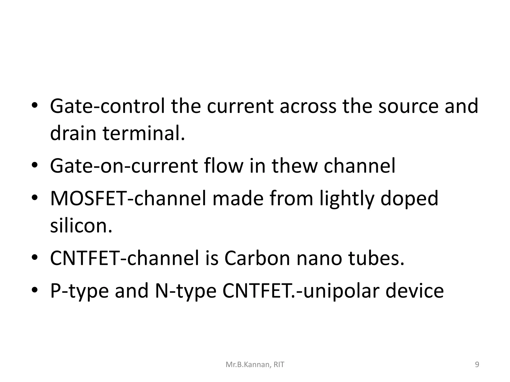 CNTFET | PDF