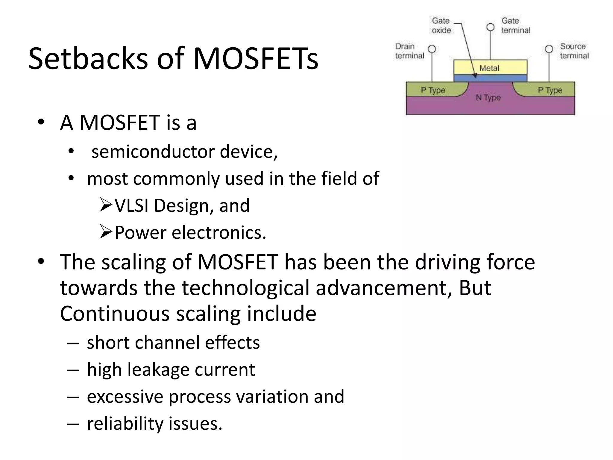 Carbon nanotube based Field Effect Transistor | PPTX