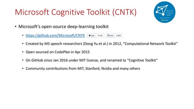 Deep_Learning_Frameworks_CNTK_PyTorch | PPT