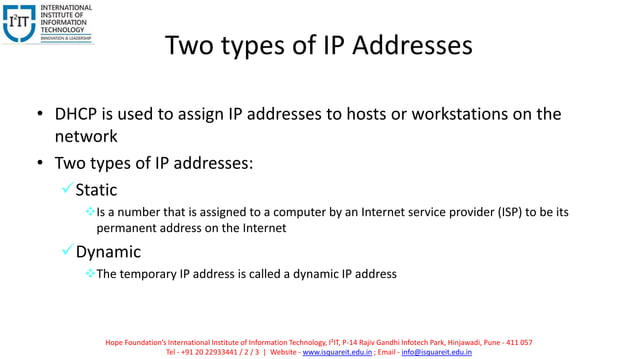 Computer Network Technology Dynamic Host Configuration Protocol Ppt