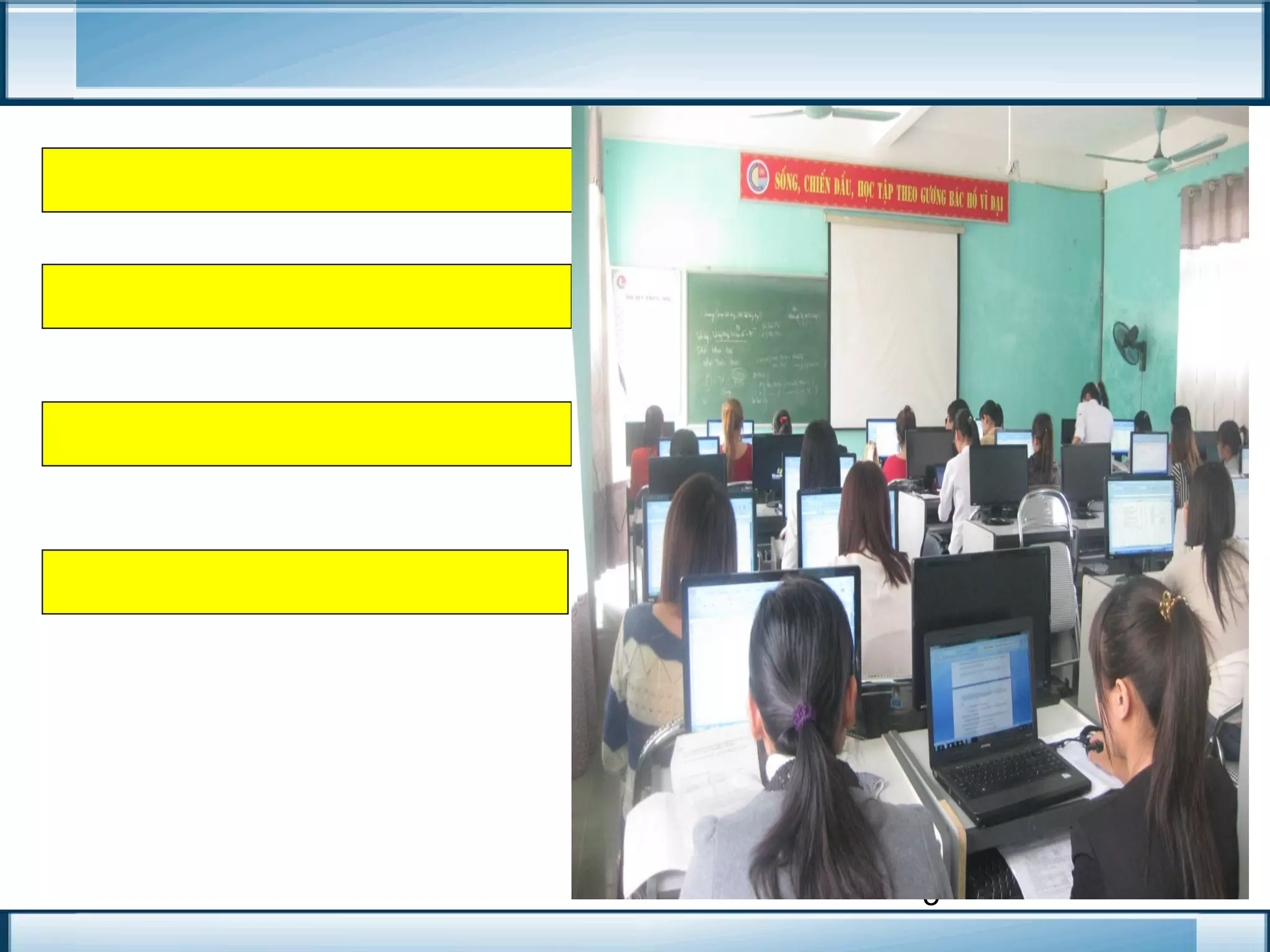 ứng dụng CNTT và truyền thông trong quản lý trường THCS | PPT