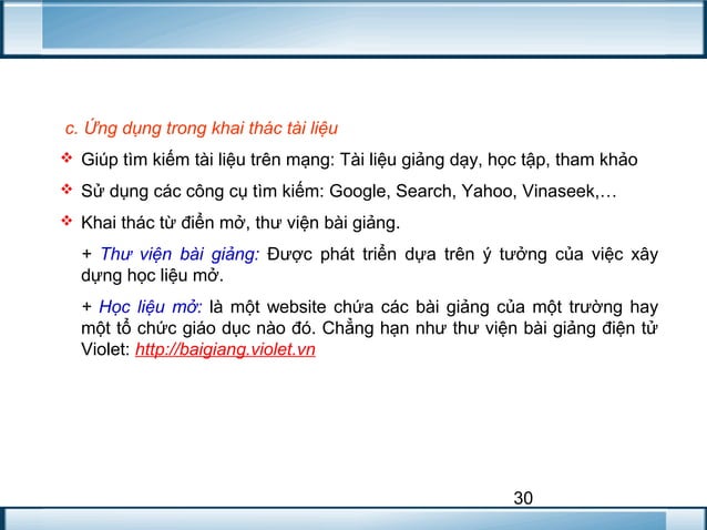 ứng dụng CNTT và truyền thông trong quản lý trường THCS | PPT