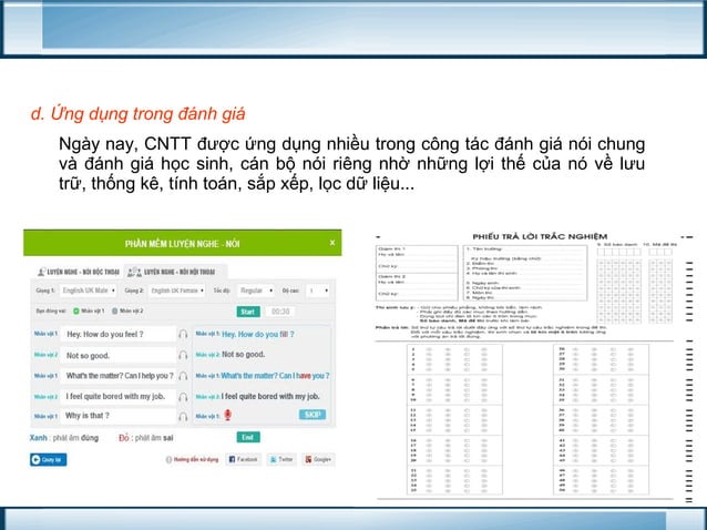ứng dụng CNTT và truyền thông trong quản lý trường THCS | PPT