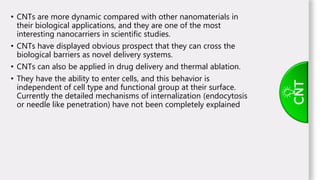 carbon nanotube an effective tool in cancer diagnosis and treatment | PPTX