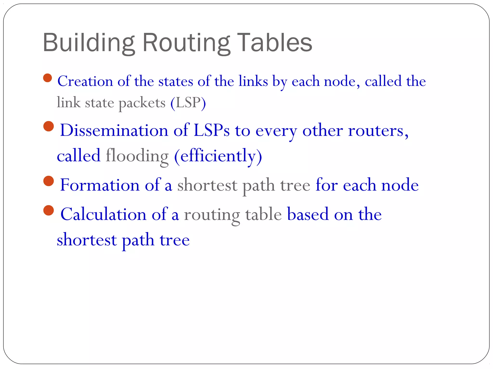 Routing protocols | PPT | Computer Networking | Computing