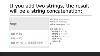 C++ Numbers and Strings.pptx