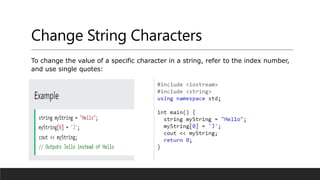 C++ Numbers and Strings.pptx