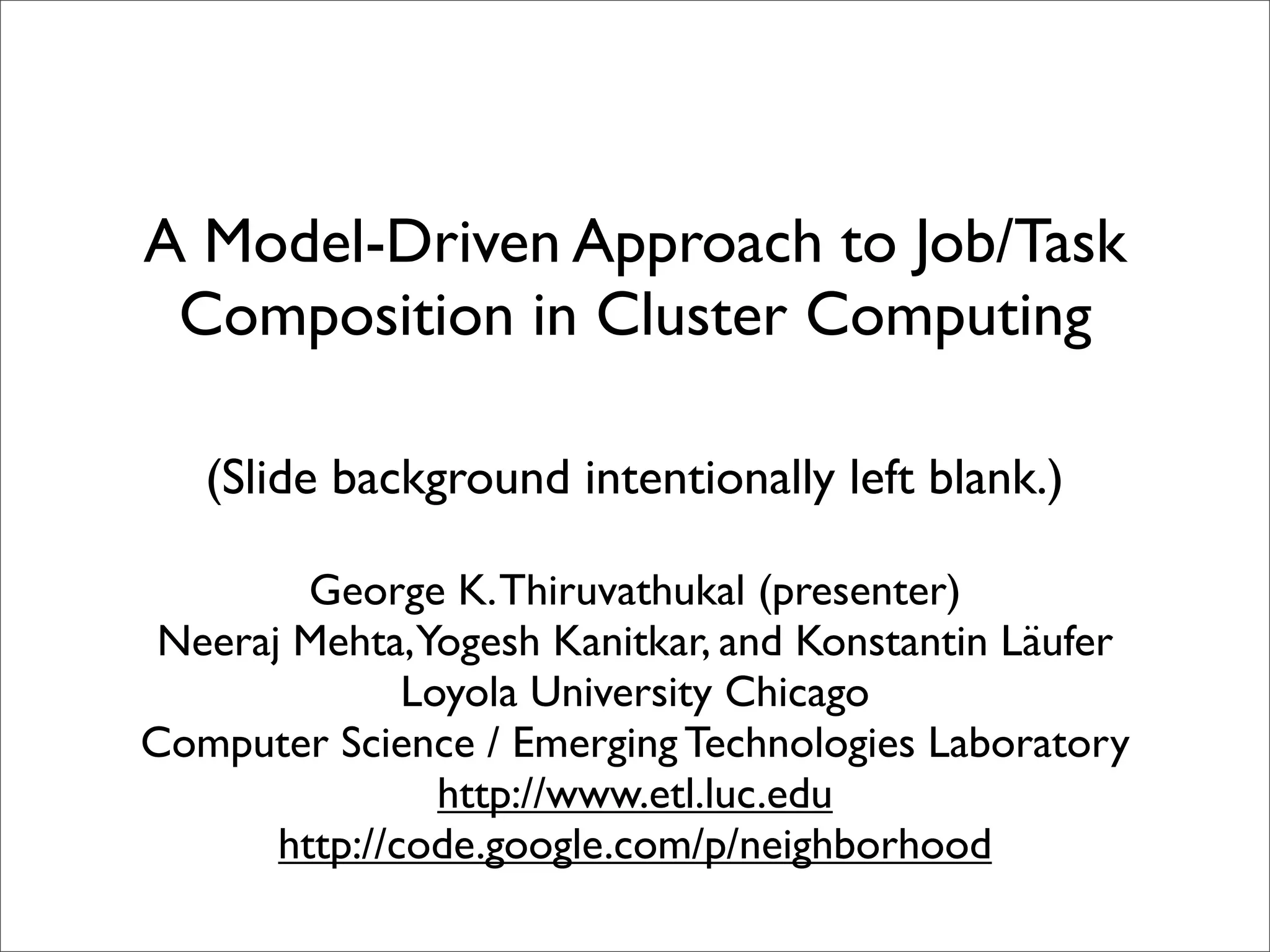 CN/UML at IPDPS JavaPDC 2007 | PDF | Programming Languages | Computing