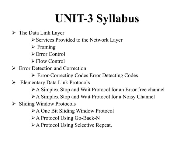 CN UNIT-3 PPT R20 computer networks .pptx | Computer Networking | Computing