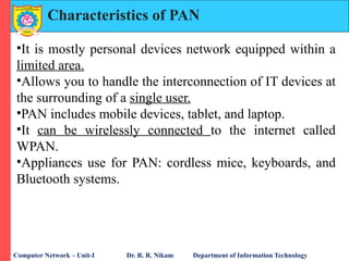 UNIT 1 INTRODUCTION TO COMPUTER NETWORK Network Architectures | PPTX