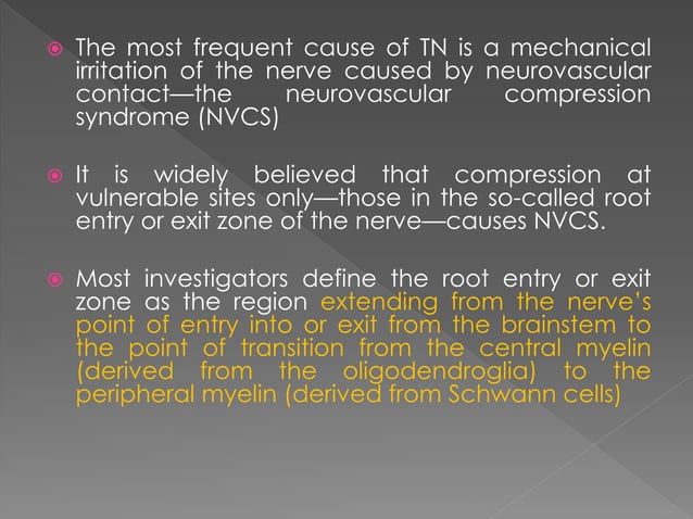 Imaging in Neurovascular conflicts [Neurovascular compression syndrome ...