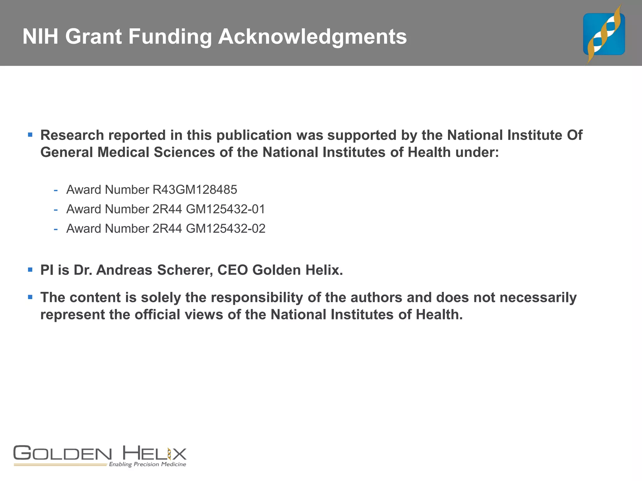 Updates to VSWarehouse: Storing your CNV & ACMG Results | PPT