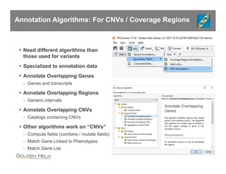 Comprehensive Clinical Workflows for Copy Number Variants in VarSeq | PDF