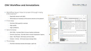 CNV Annotations: a crucial step in your variant analysis | PDF