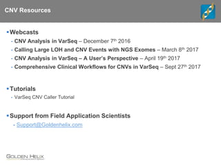 VS-CNV Annotations from the User's Perspective | PPT