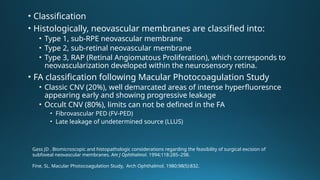 Choroidal neovascular membrane in macular heme | PPT