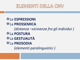comunicazione non verbale | PPT