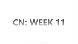 CN WEEK 11.pdf | Computer Networking | Computing