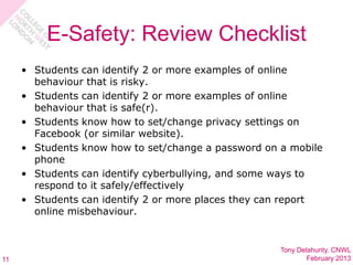 Cnwl e safety-tutorial_2013 | PPT