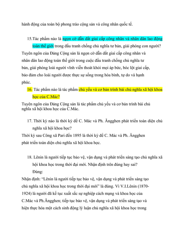 chu nghia xa hoi khoa hoc chuong 1 c. chuong nhap mon | PDF