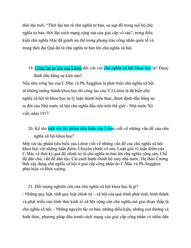 chu nghia xa hoi khoa hoc chuong 1 c. chuong nhap mon | PDF