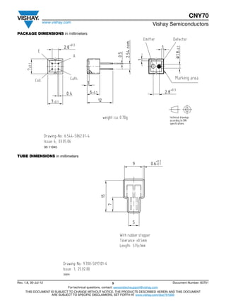 Cny70 sensor | PDF