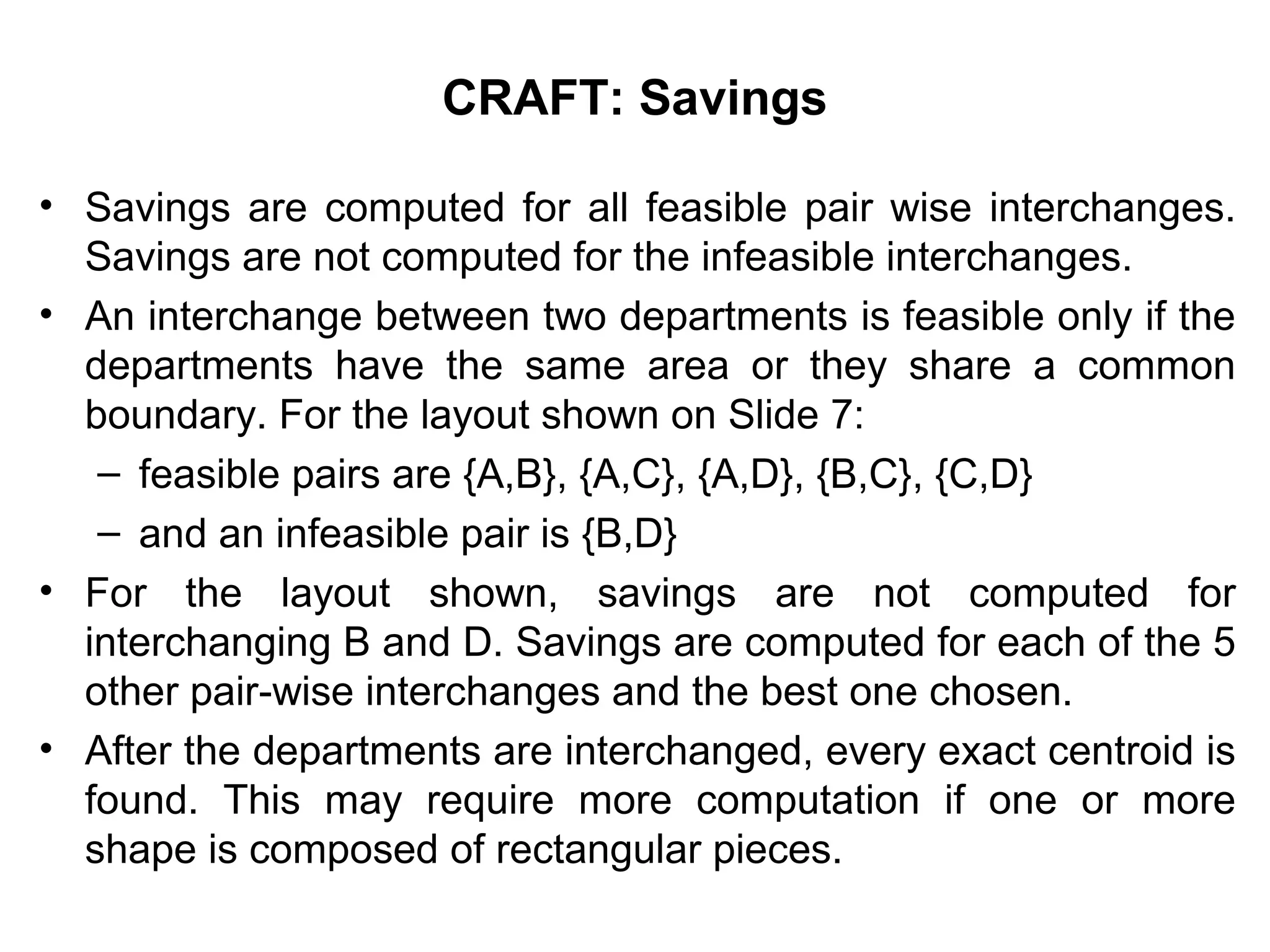 COMPUTERIZED LAYOUT METHODS ,CRAFT , ALDEP | PPT