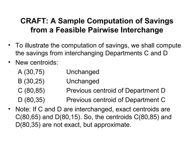COMPUTERIZED LAYOUT METHODS ,CRAFT , ALDEP | PPT