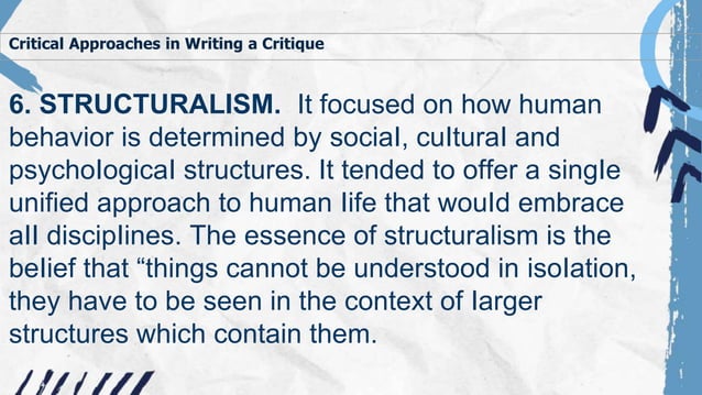 EAPP Critical Approaches in Writing a Critique.pptx | Poetry | Books ...