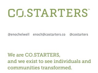 CO.STARTERS RuralRISE Presentation | PDF