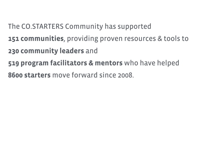 CO.STARTERS RuralRISE Presentation | PDF