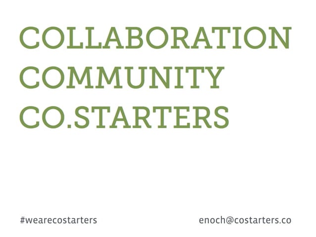 CO.STARTERS RuralRISE Presentation | PDF