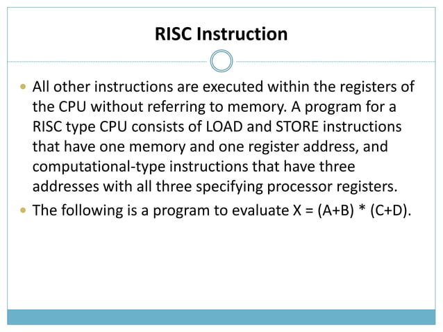 Types of Instruction Format | PPTX