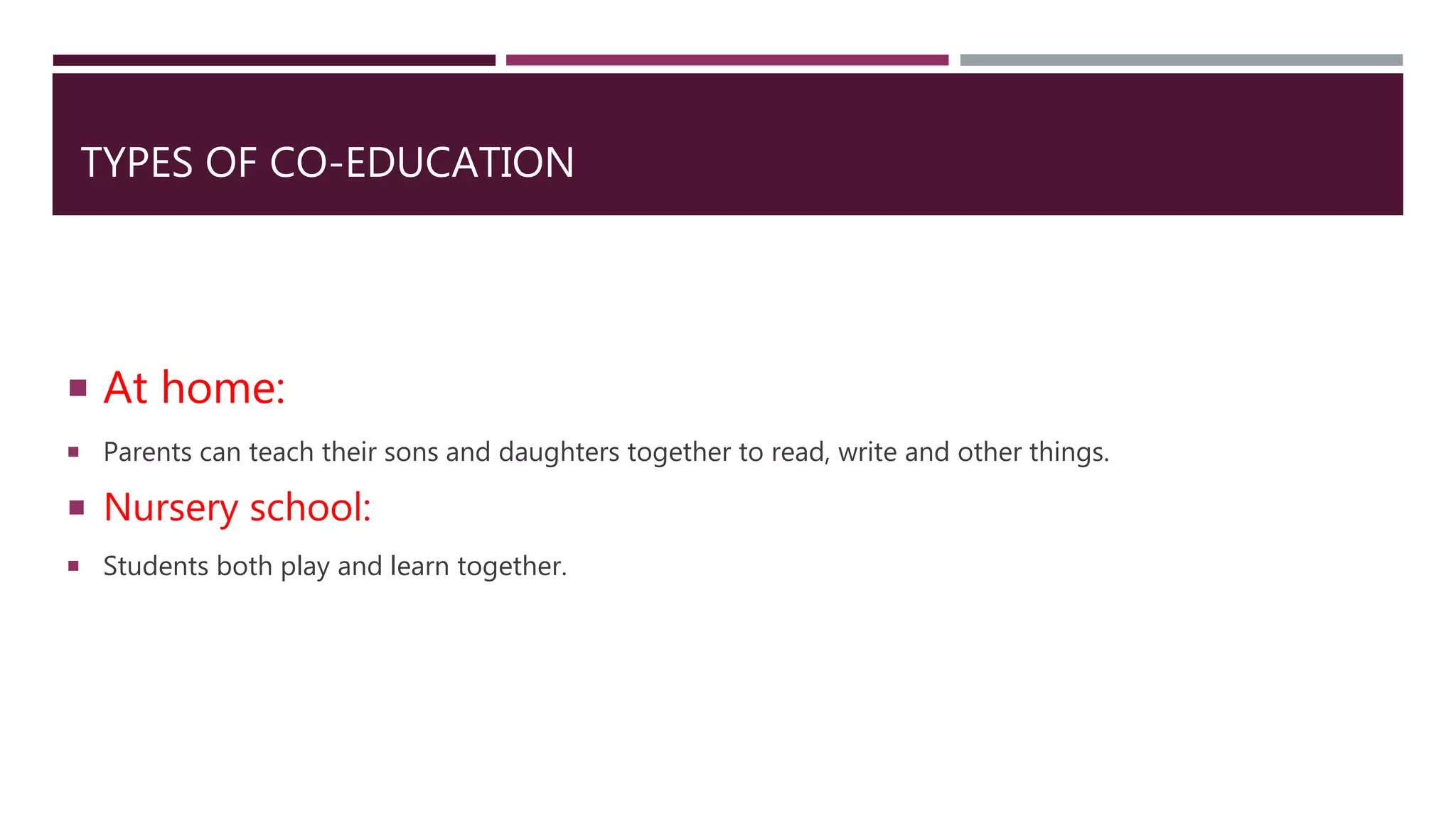 Co- education | PPTX