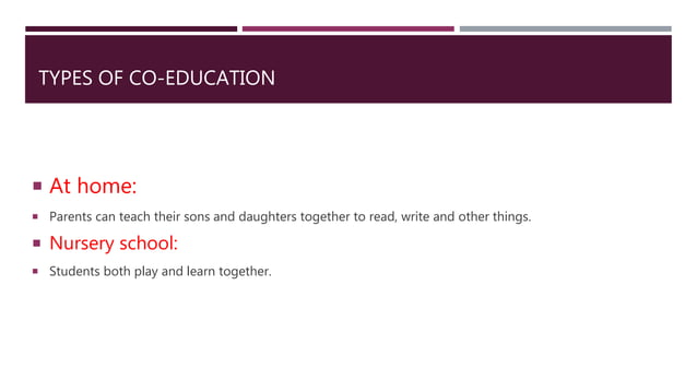 Co- education | PPTX