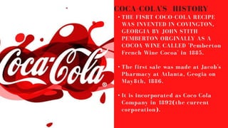 Coca Cola Supply Chain Management | PPTX